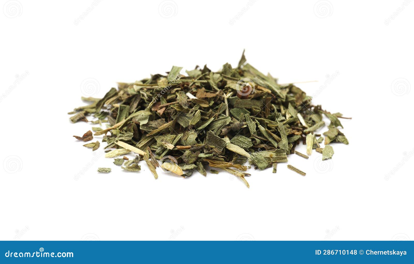 Pile of Dry Tarragon Isolated on White Stock Photo - Image of dried ...