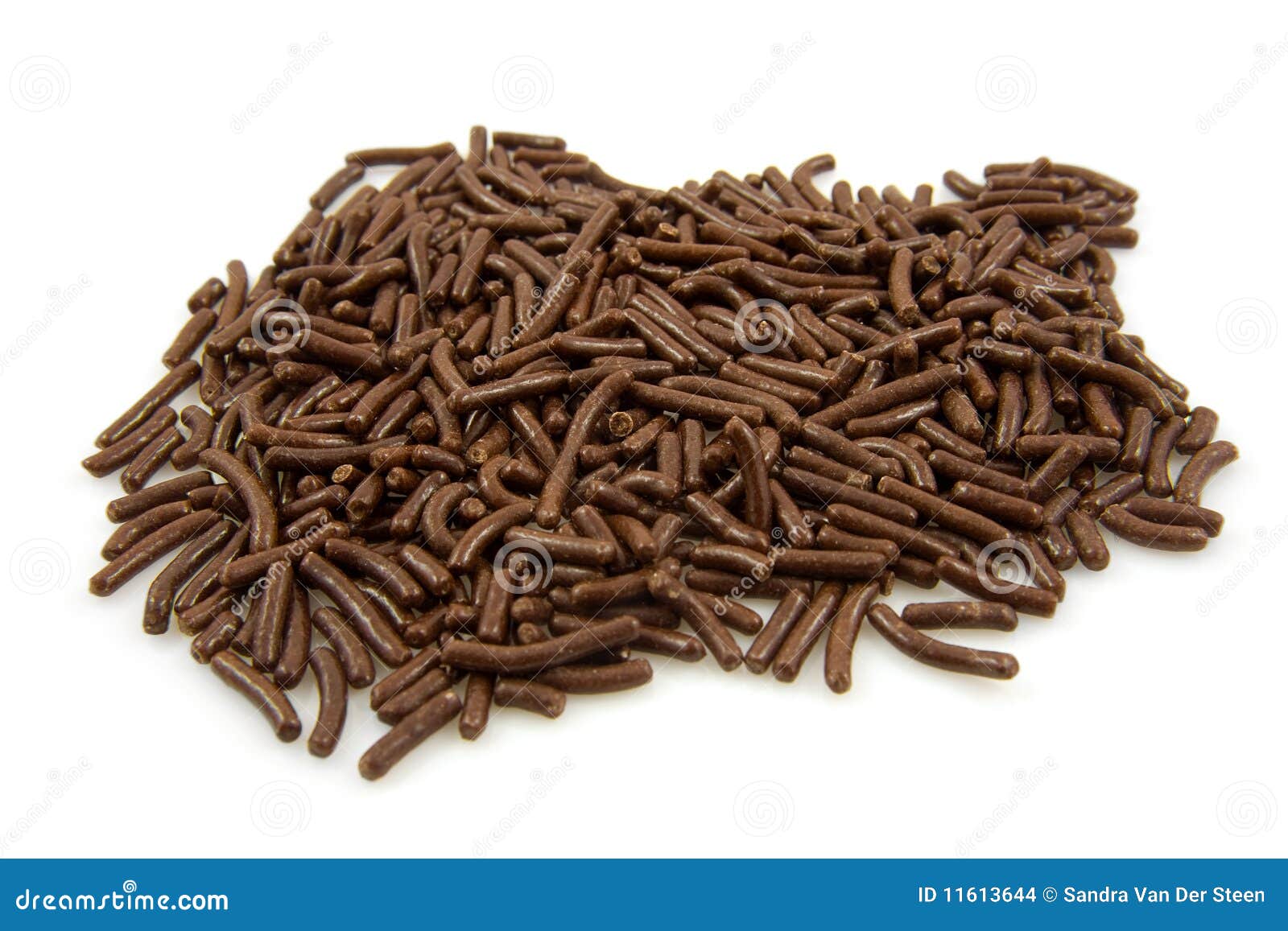 Pile of Dutch Chocolate Sprinkles Stock Photo - Image of garnish ...