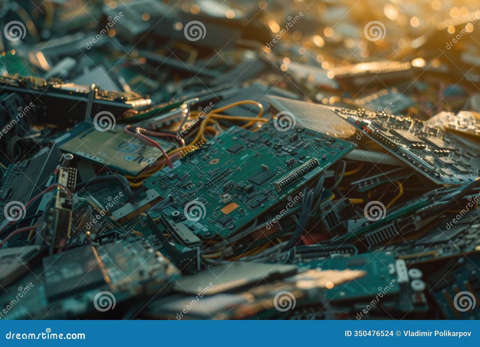 A Pile of Electronic Components Ready for Assembly. Ideal for ...
