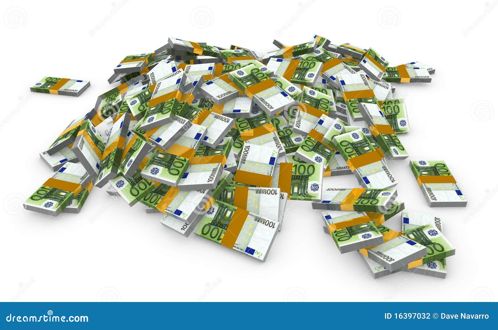 Pile of Euro Money stock illustration. Illustration of money - 16397032