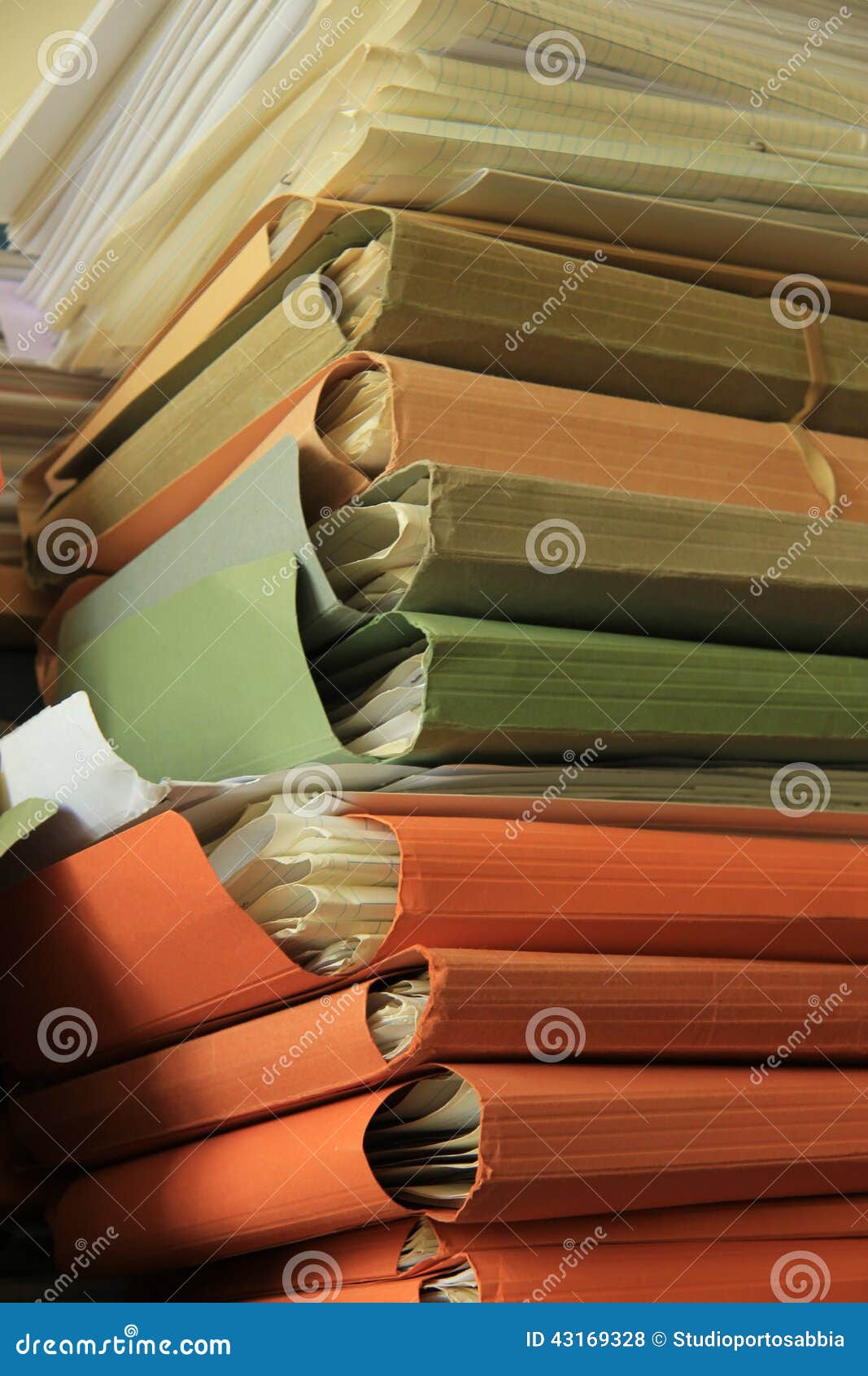 Pile of files stock photo. Image of paper, heap, records - 43169328