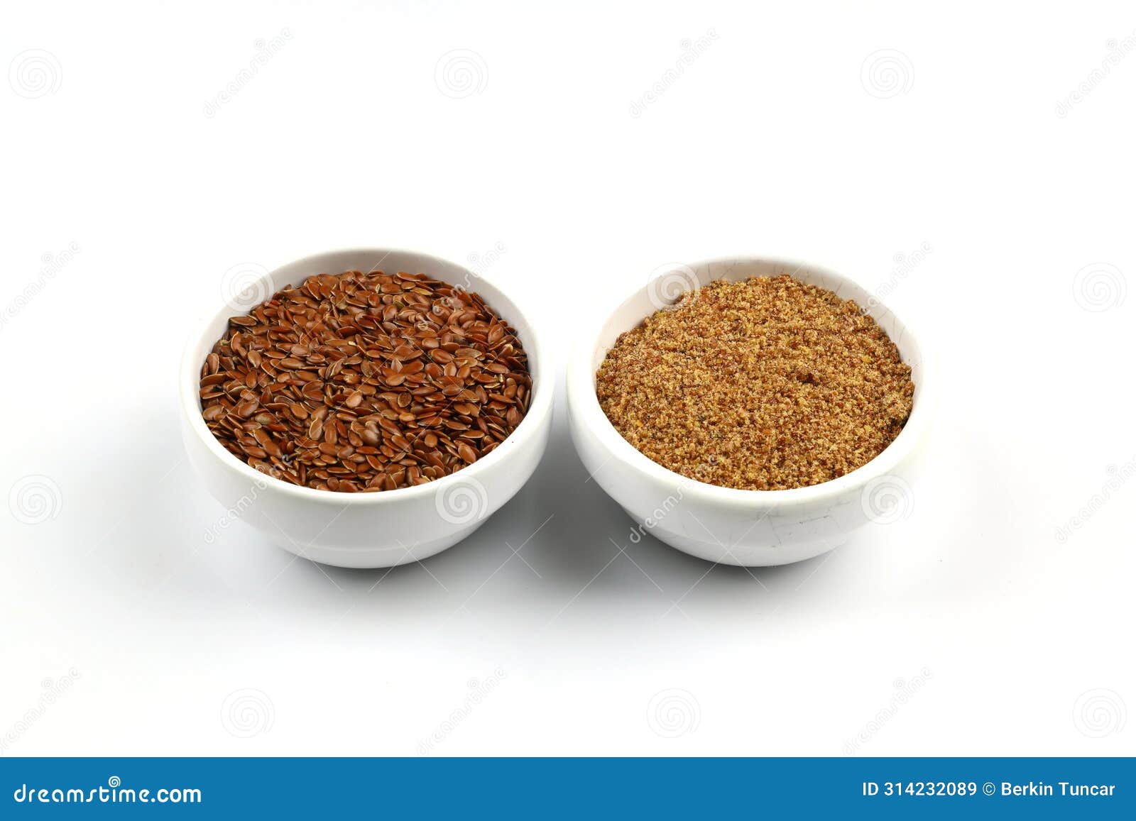 Pile of Flax Seeds Isolated on White Background Stock Image - Image of ...