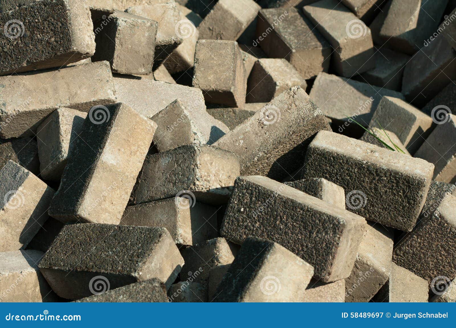 Pile of Flemish bricks stock image. Image of concrete - 58489697