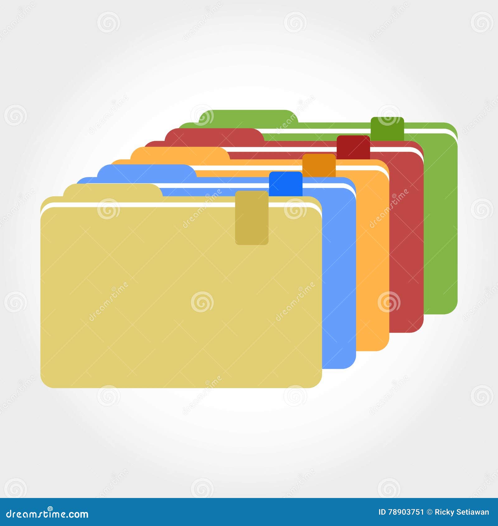 Two Folders Icon Vector Sign And Symbol Isolated On White Background ...