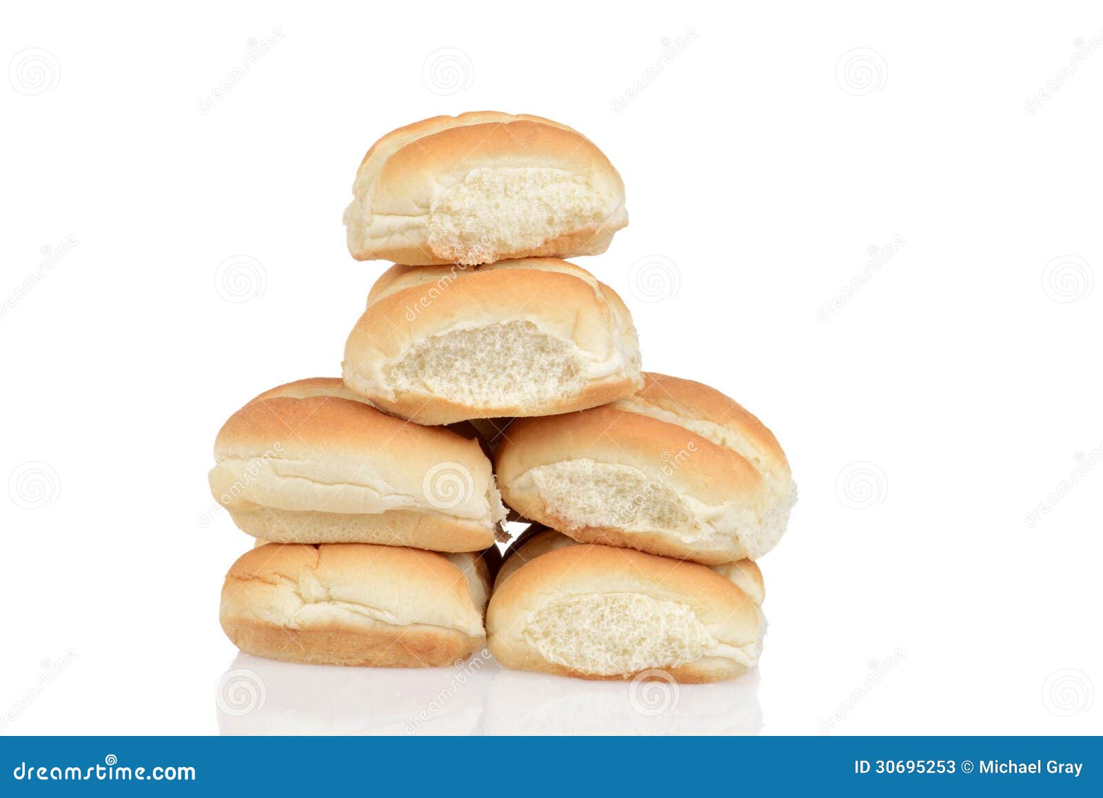 Pile of fresh bread rolls stock image. Image of fresh - 30695253