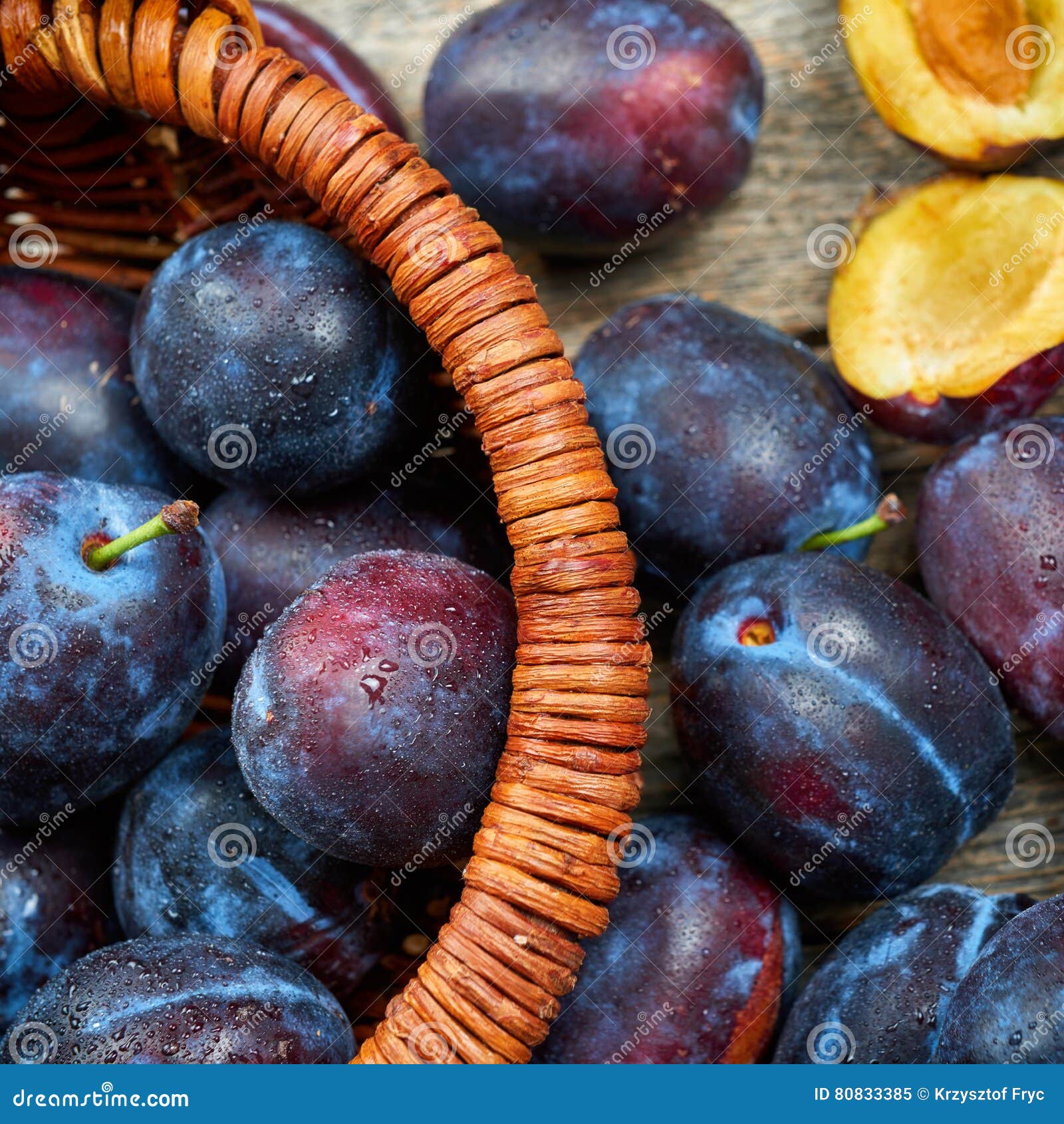 Pile of fresh plums stock image. Image of kitchen, healthy - 80833385