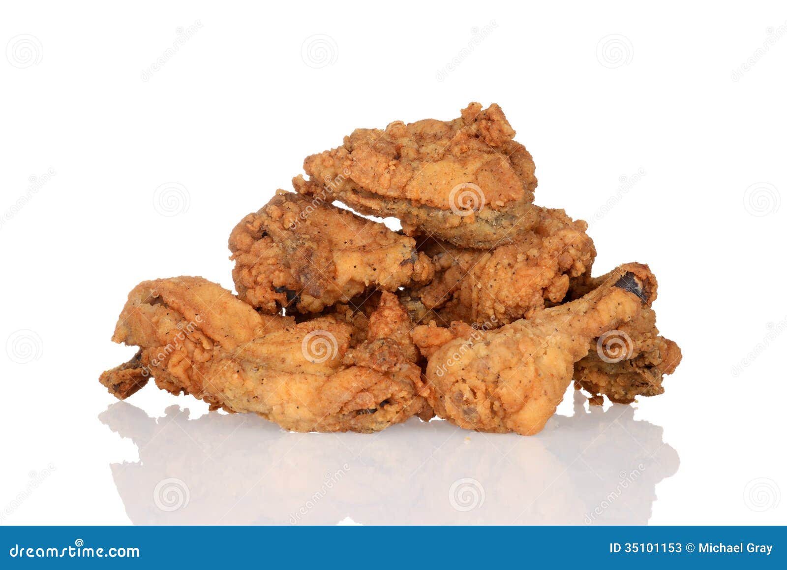 Pile Of Fried Chicken Stock Image | CartoonDealer.com #35101153
