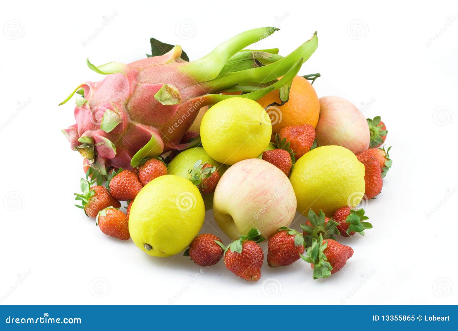 A pile of fruit stock image. Image of color, food, strawberries - 13355865