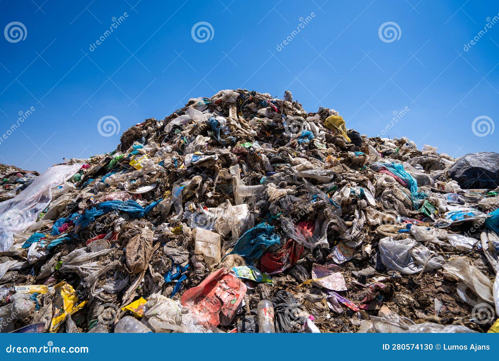 Pile of Garbage in the Dump Stock Photo - Image of ecological, dirt ...