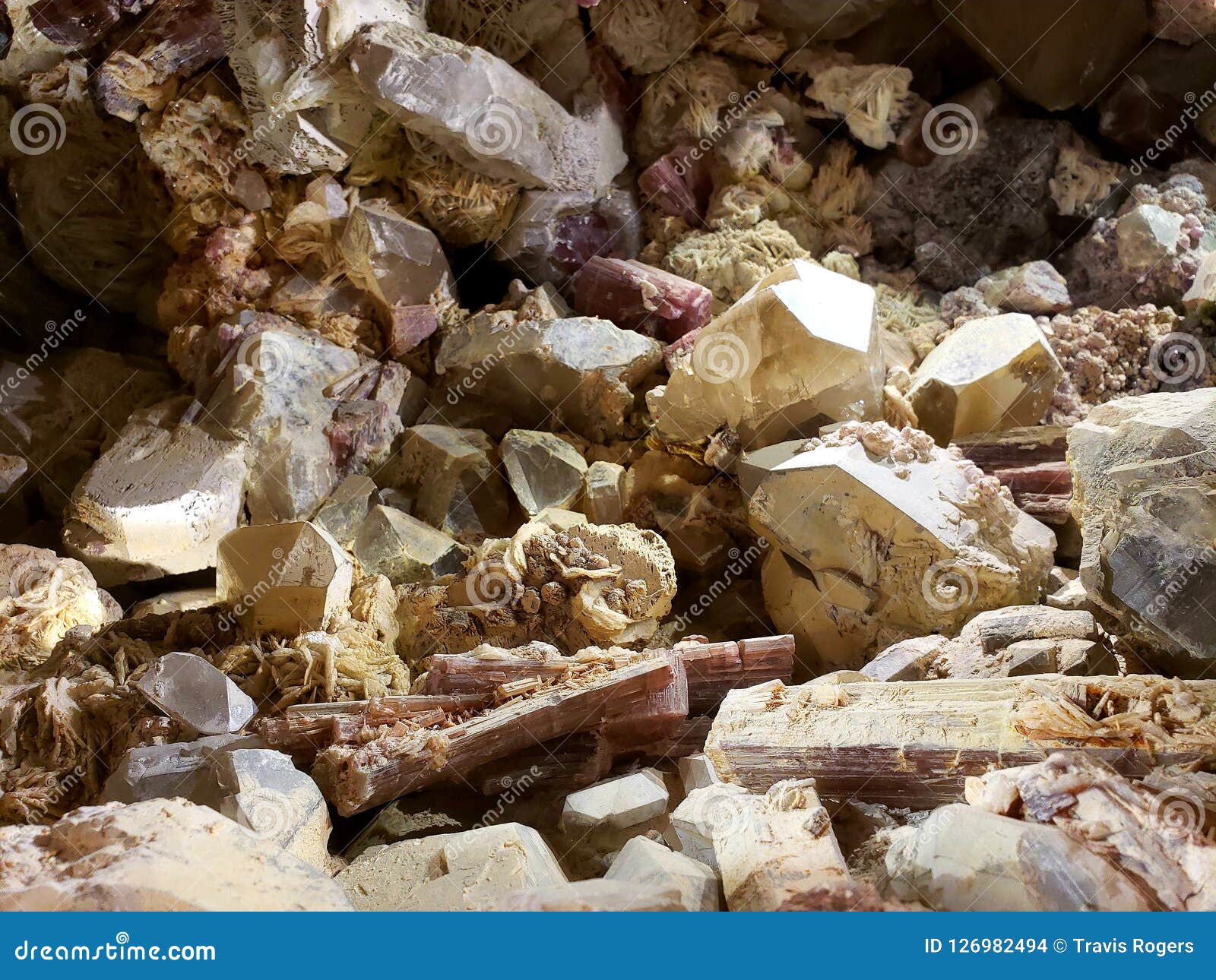 Pile of Gems stock photo. Image of geology, together - 126982494