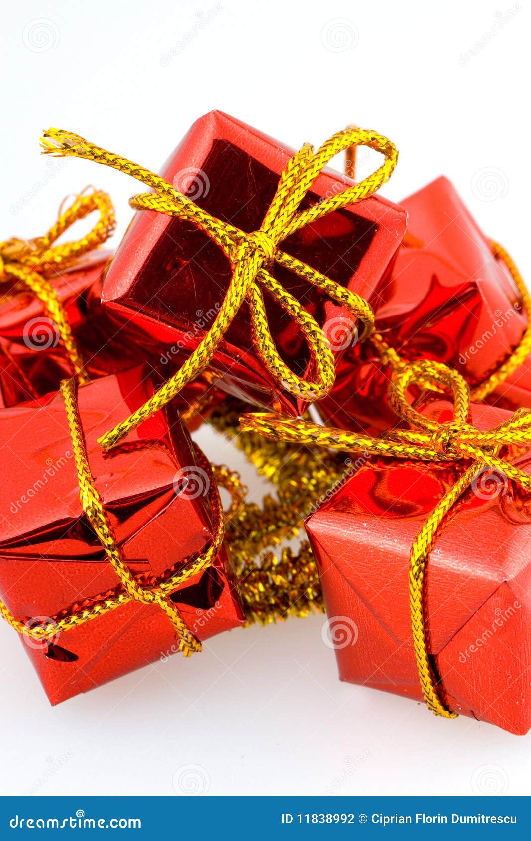 Pile of gifts stock photo. Image of gold, decoration - 11838992