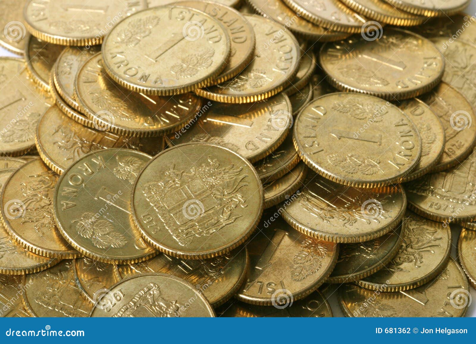 PIle of gold stock photo. Image of treasure, shiny, wages - 681362