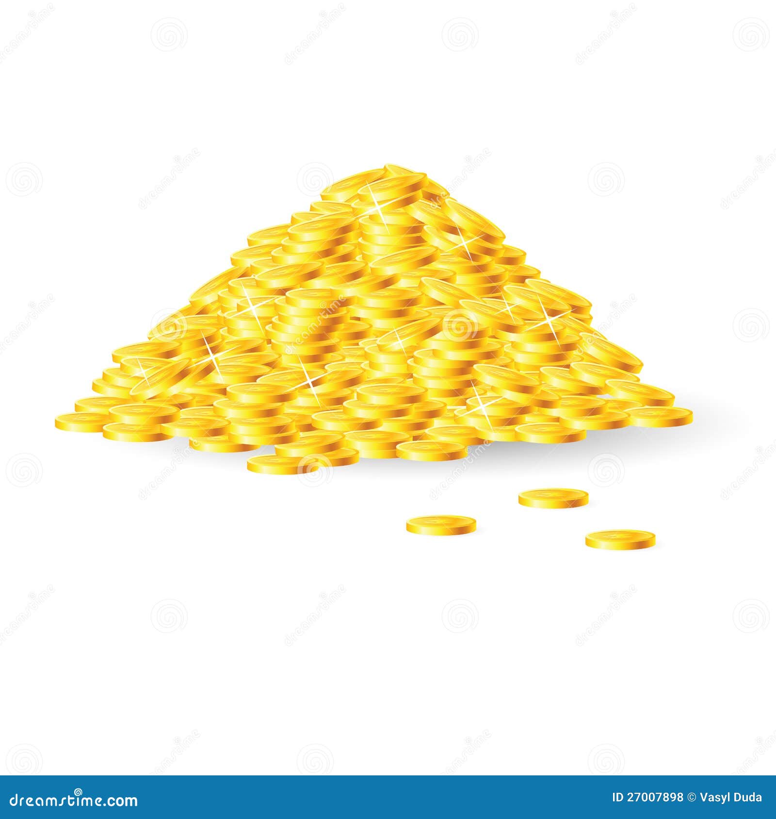 Pile Of Coins Clipart