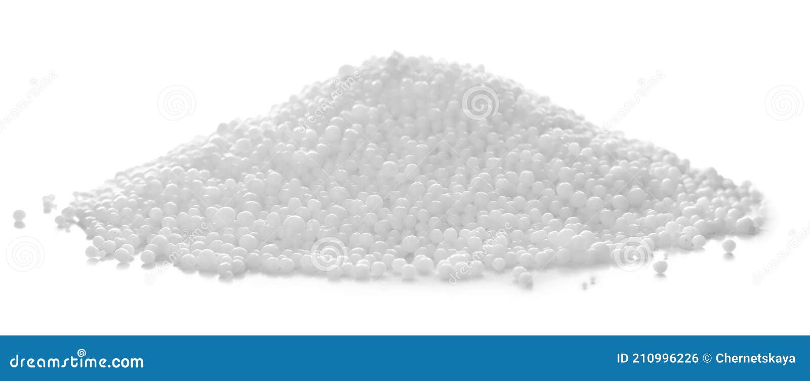Pile of Granular Mineral Fertilizer Isolated on White Stock Photo ...