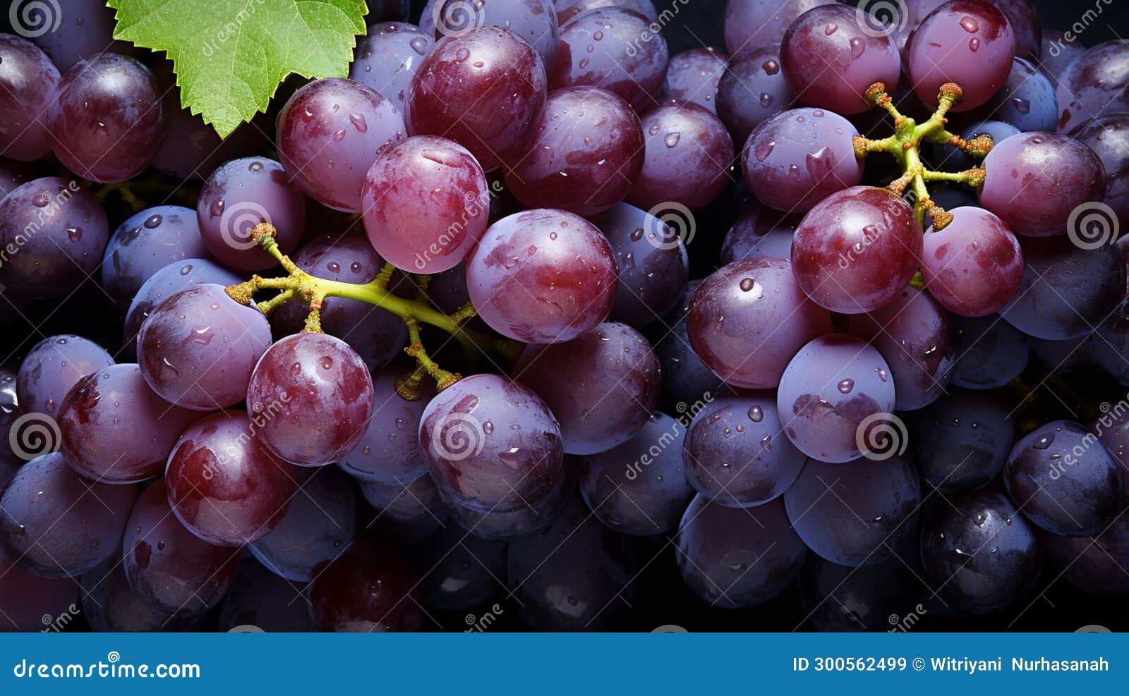 Pile of Grapes Varieties Isolated on White Background. Generative AI ...