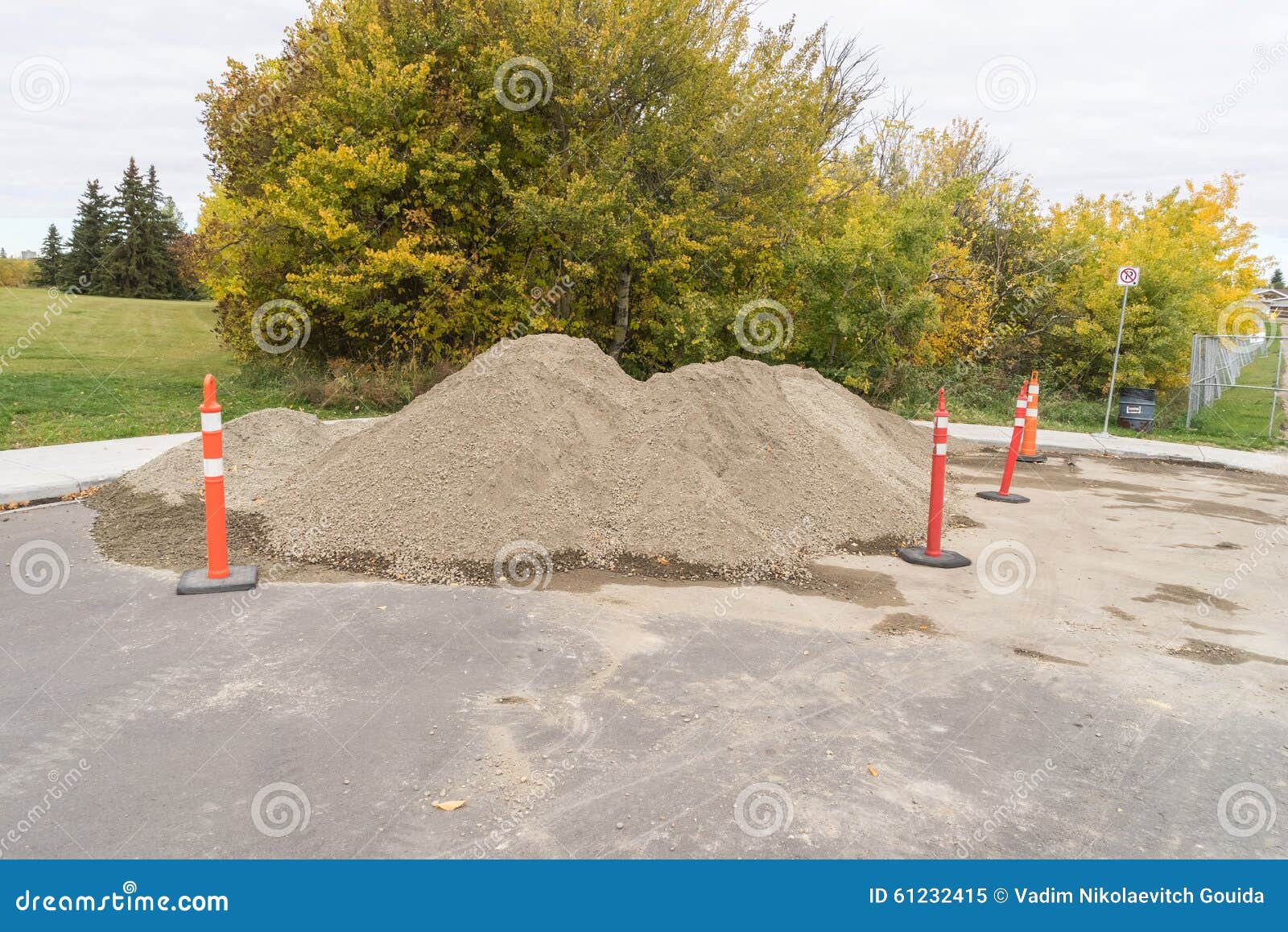 Pile of Gravel stock image. Image of sidewalk, city, park - 61232415