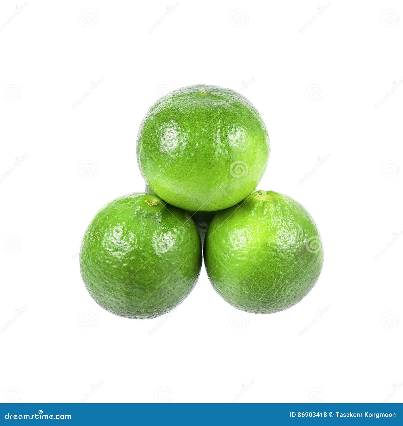 Pile of Green Lime Isolated on White Stock Photo - Image of clipping ...