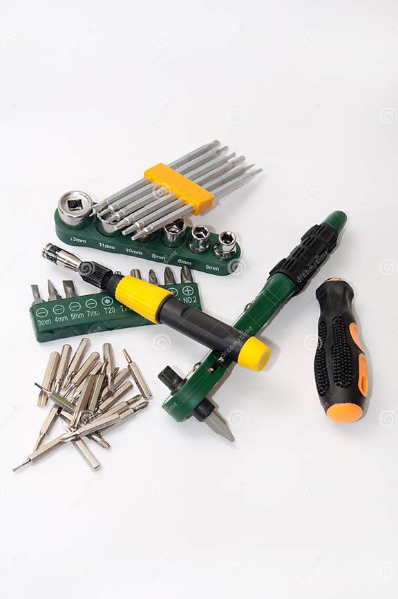 Pile of Hand Tools and Bits Stock Photo - Image of construction ...
