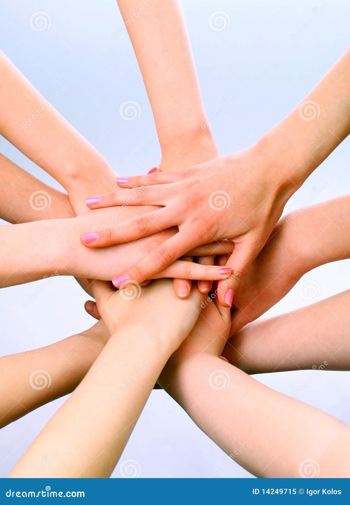Pile of hands stock image. Image of nails, finger, team - 14249715