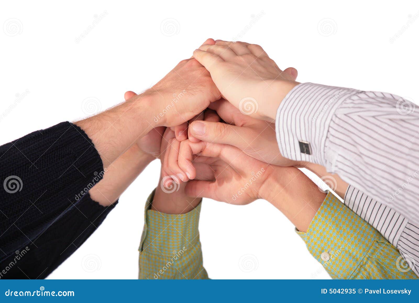 Pile of hands stock image. Image of partnership, hand - 5042935