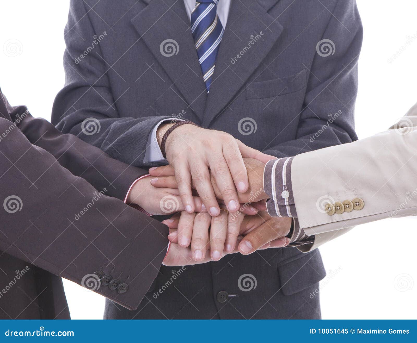 Pile of Hands Isolated on White Stock Image - Image of handshake, mixed ...
