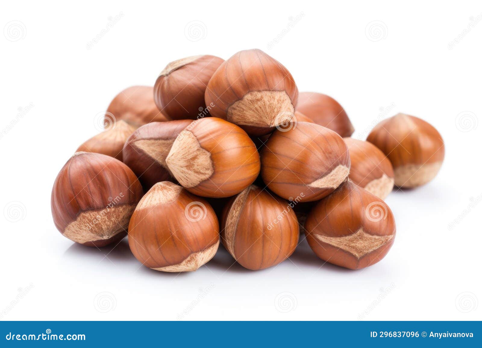 A Pile of Hazel Nuts on a White Surface Stock Photo - Image of nature, stack: 296837096