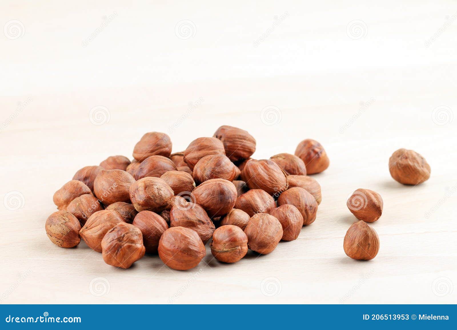 A Pile of Hazelnuts without Shells. Stock Image - Image of snack ...