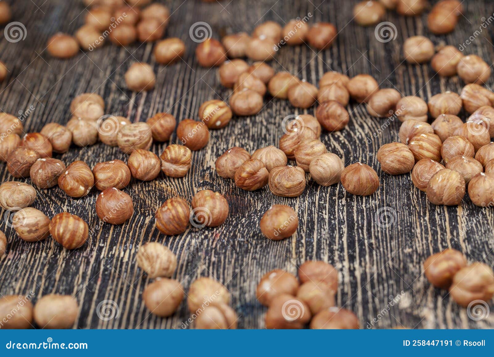 A Pile of Hazelnuts on the Table Stock Image - Image of snack, closeup ...