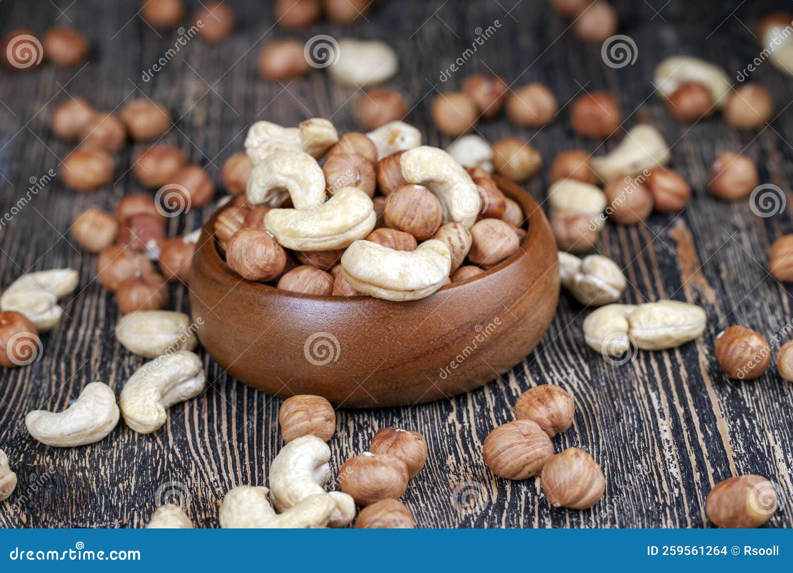 A Pile of Hazelnuts on the Table Stock Photo - Image of nutrition ...