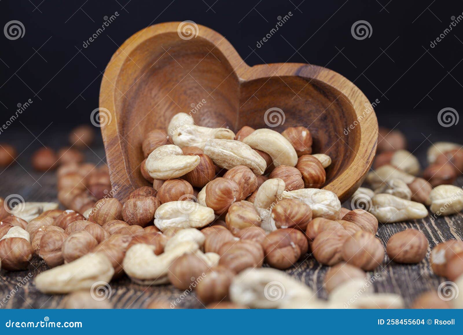A Pile of Hazelnuts on the Table Stock Photo - Image of brown, heap ...