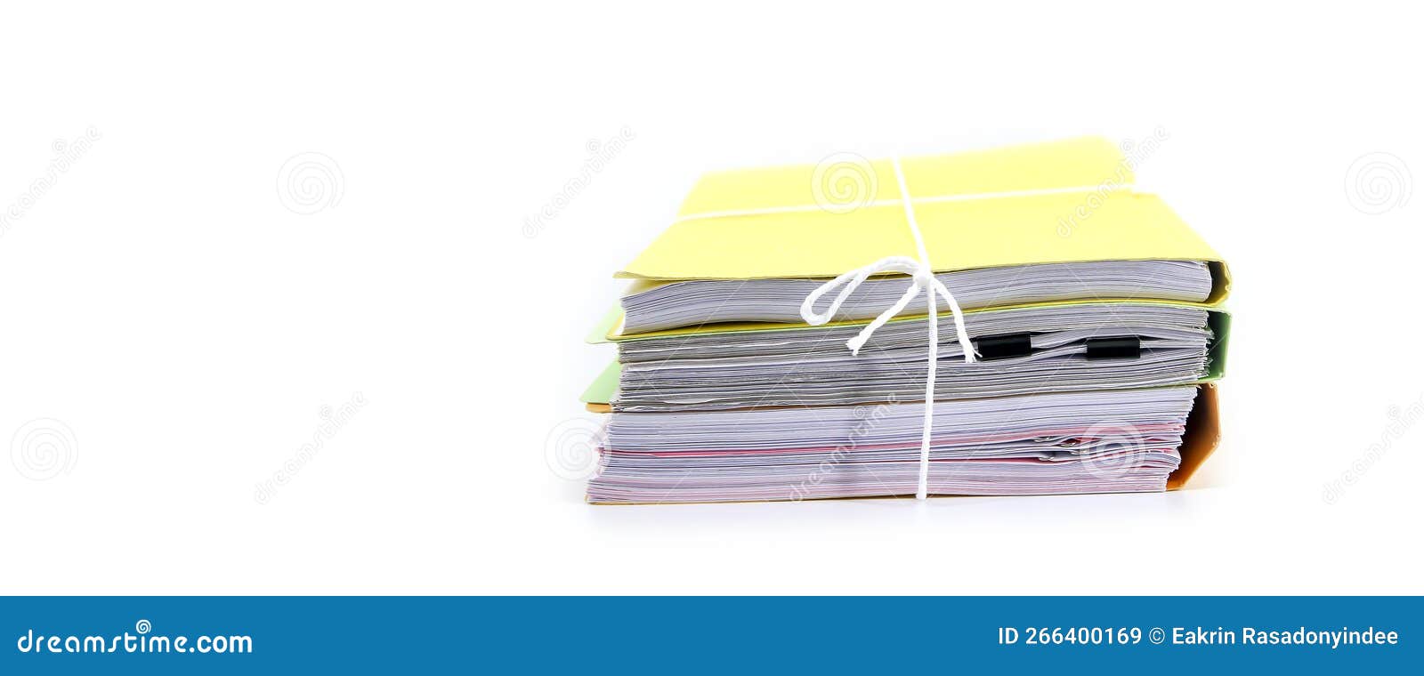 Pile or Heap of Financial Business Document Paperwork Stack on Office ...