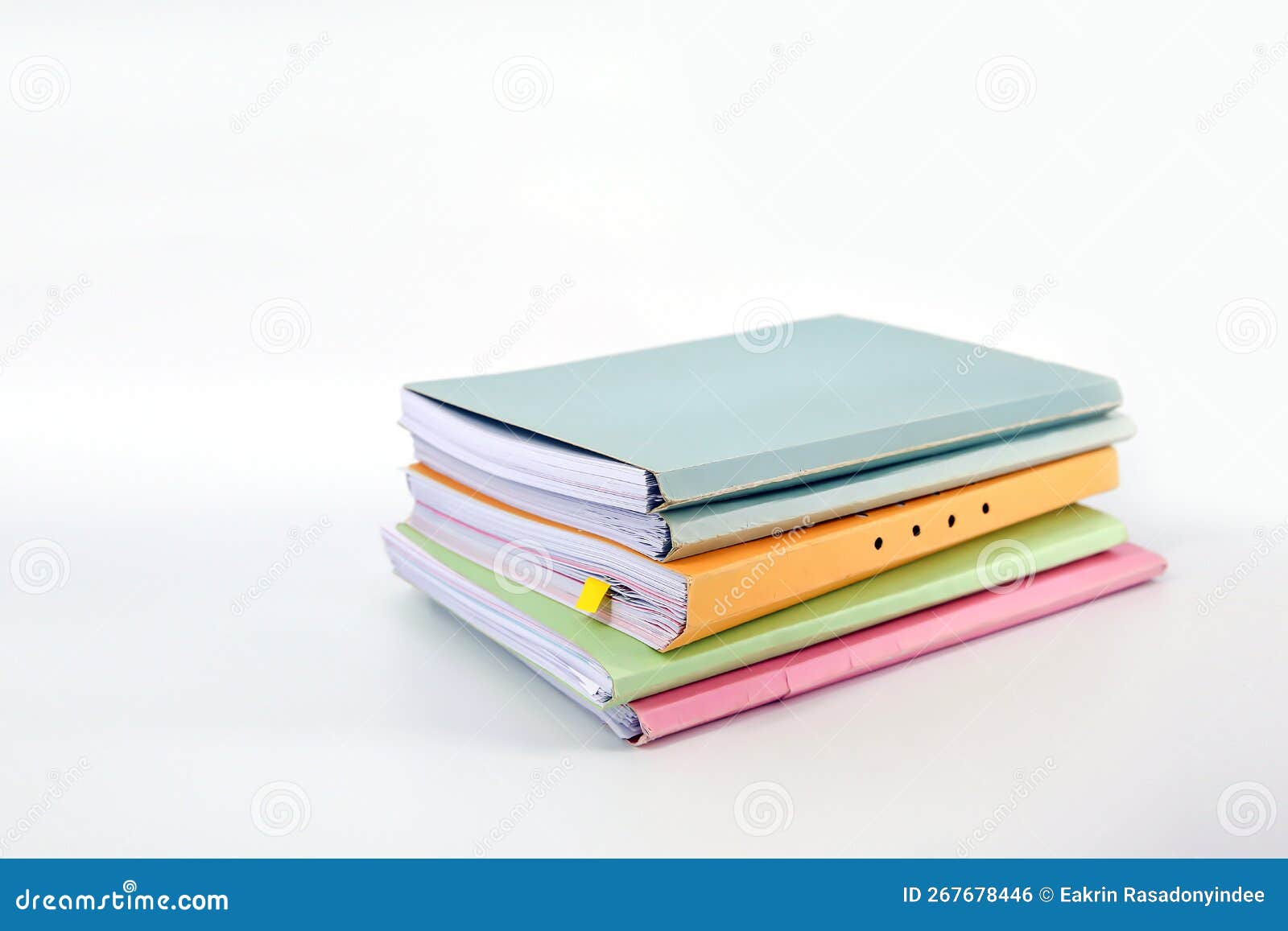 Pile or Heap of Financial Business Document Paperwork Stack on Office ...