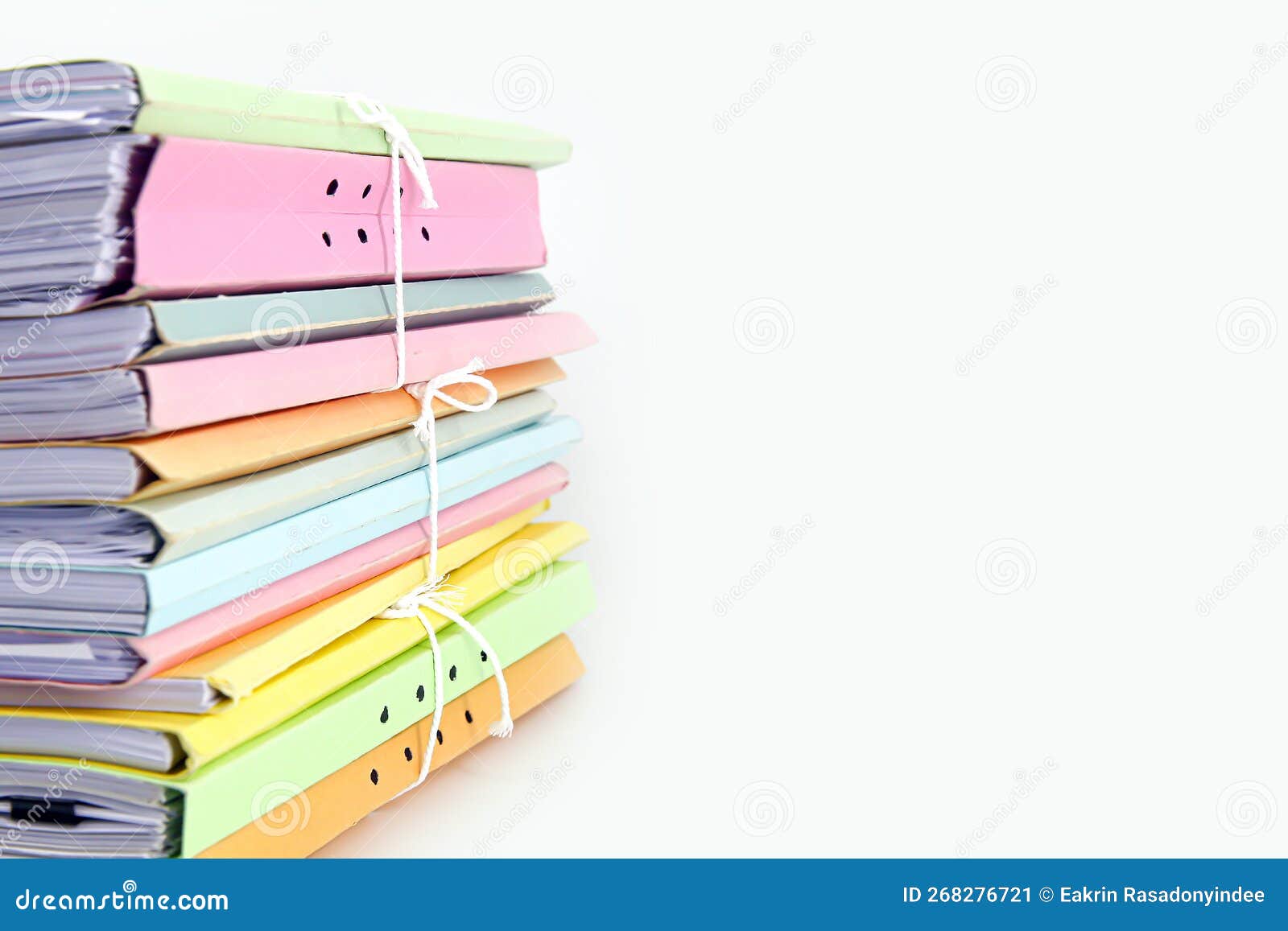 Pile or Heap of Financial Business Document Paperwork Stack on Office ...