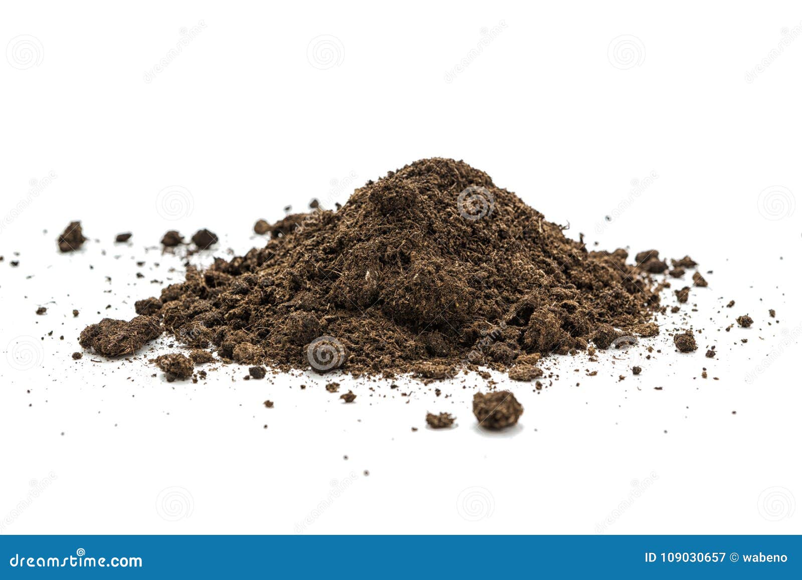 Pile heap of soil humus stock image. Image of background - 109030657