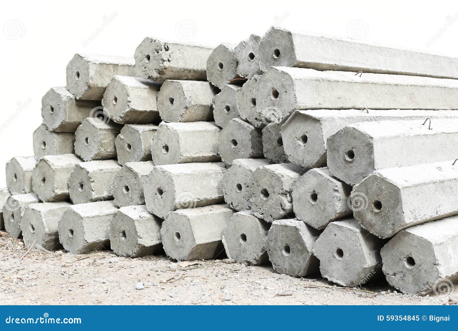 Foundation Piles Drilling Machine Stock Photography | CartoonDealer.com ...