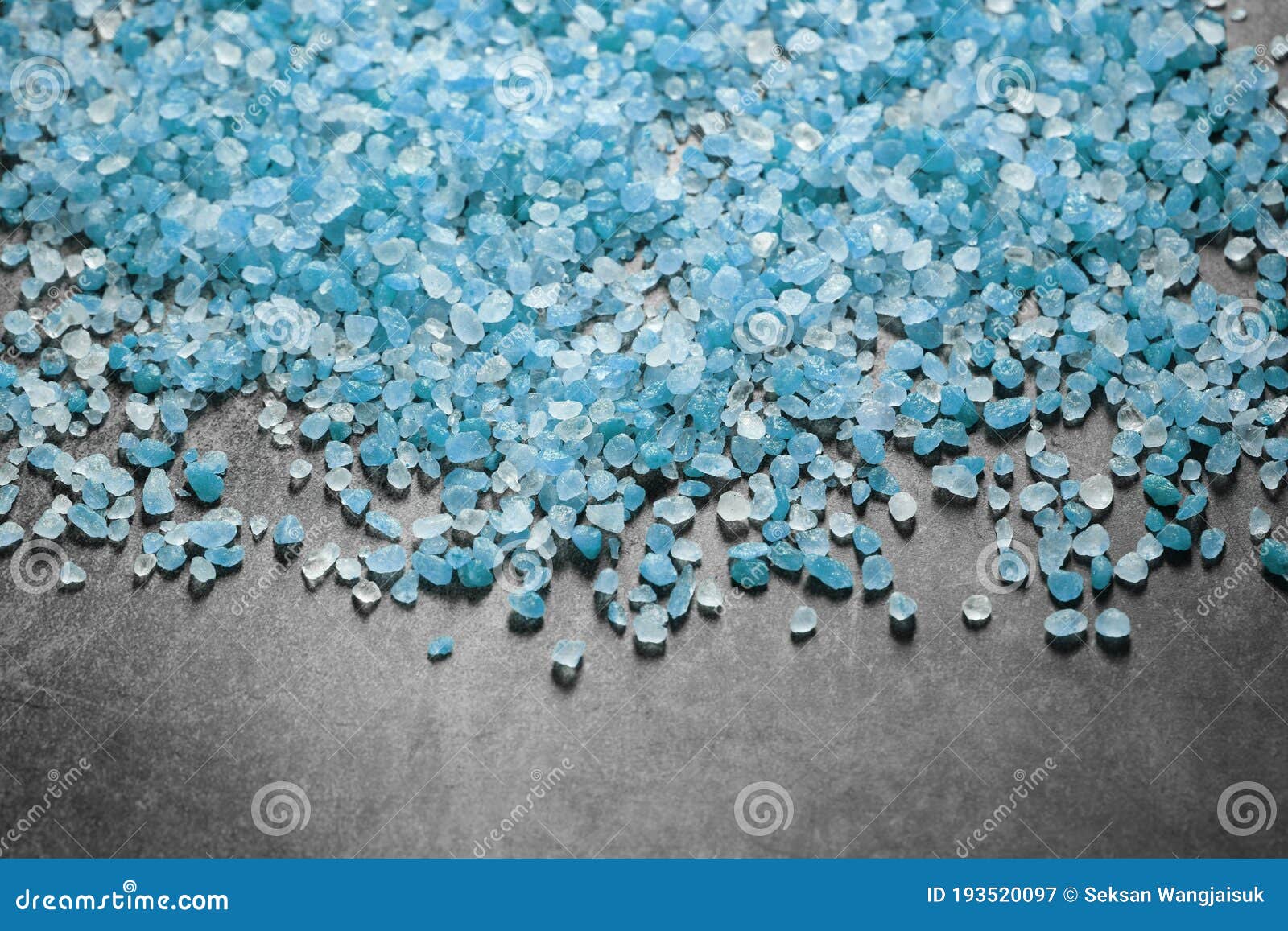 A Pile of Himalayan Blue Salt at Kitchen Stock Image - Image of rock ...