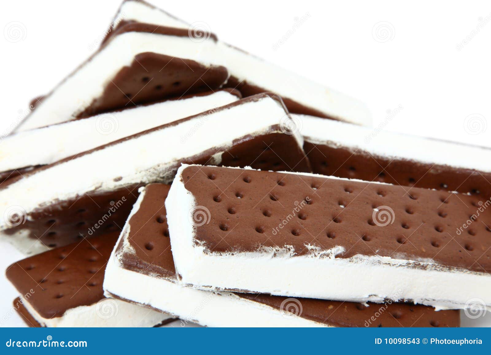 Pile of Ice Cream Sandwiches Stock Image - Image of melting, yummy ...