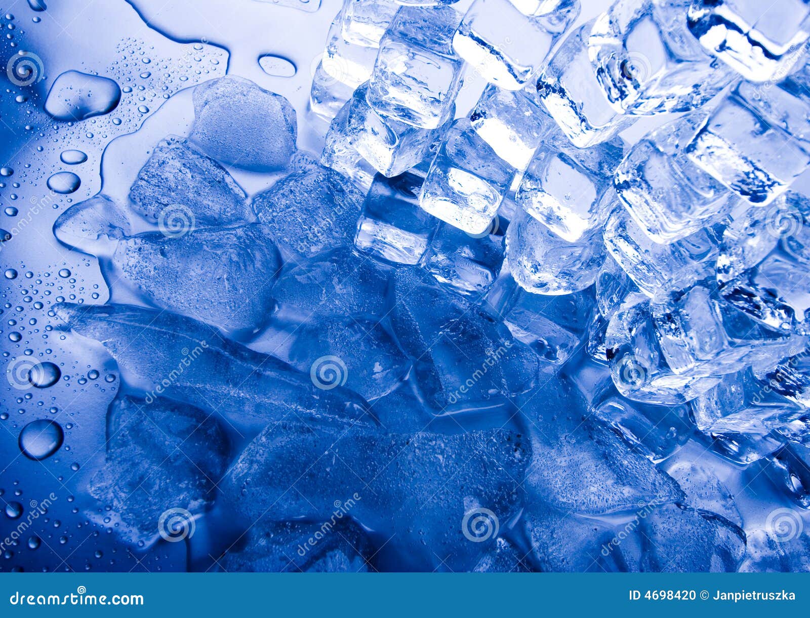 Pile of ice cubes stock photo. Image of beverages, blue - 4698420