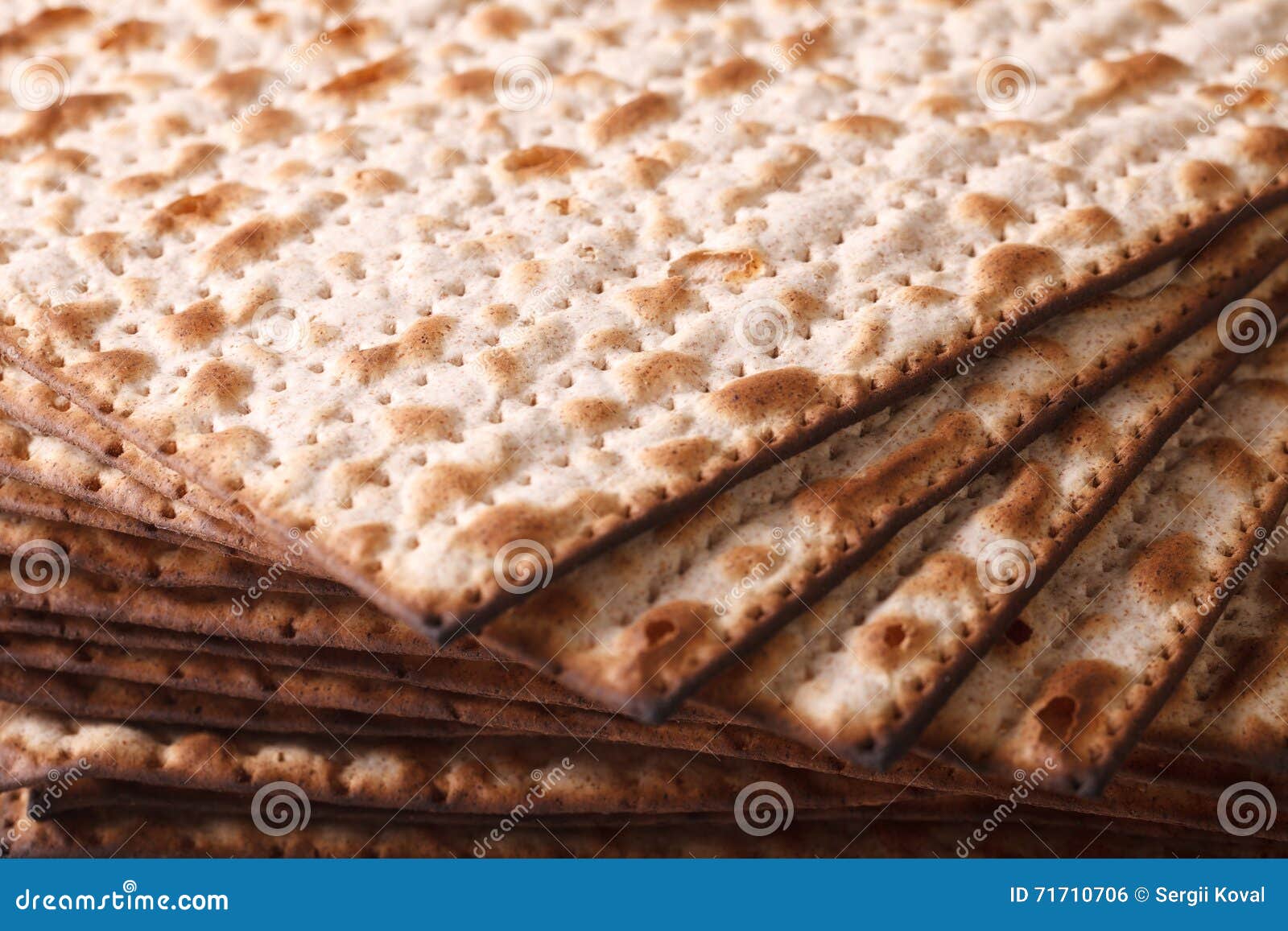 Pile Of Matza And Some Broken Matza At The Side Stock Photography ...