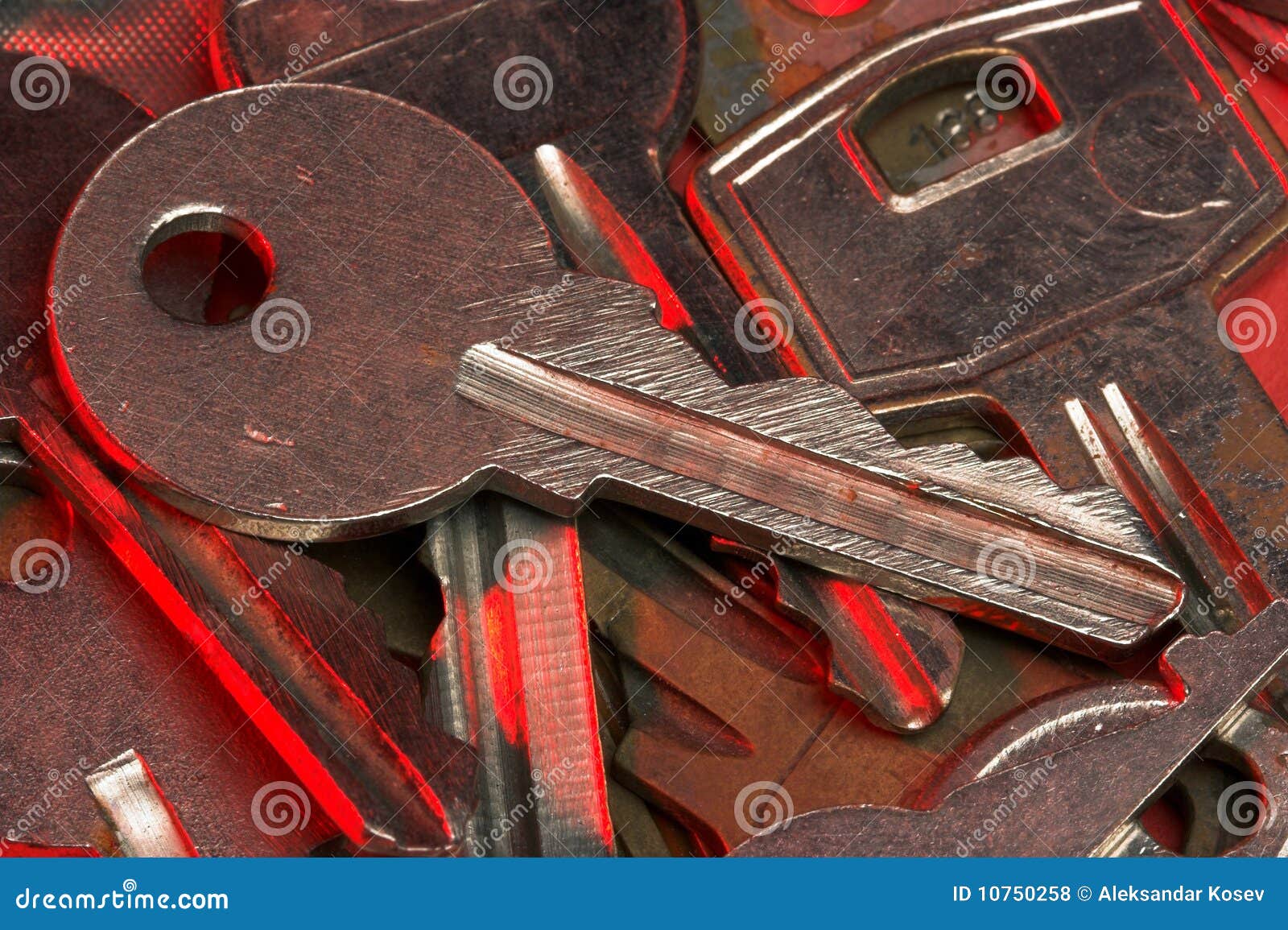 Pile of keys stock photo. Image of studio, decorative - 10750258