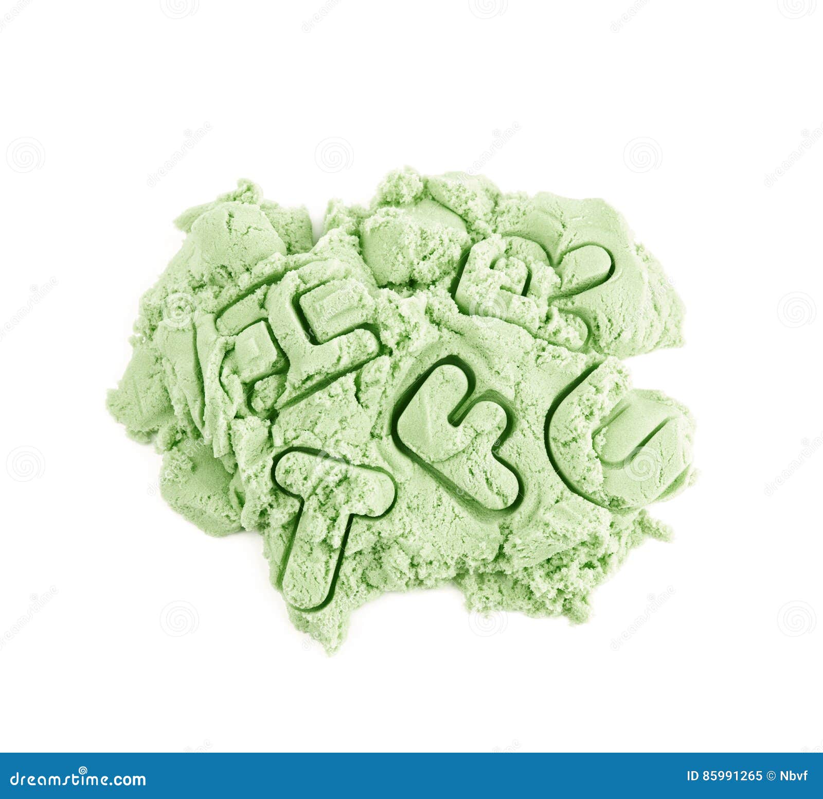 Pile of Kinetic Sand Isolated Stock Image - Image of detail, design ...