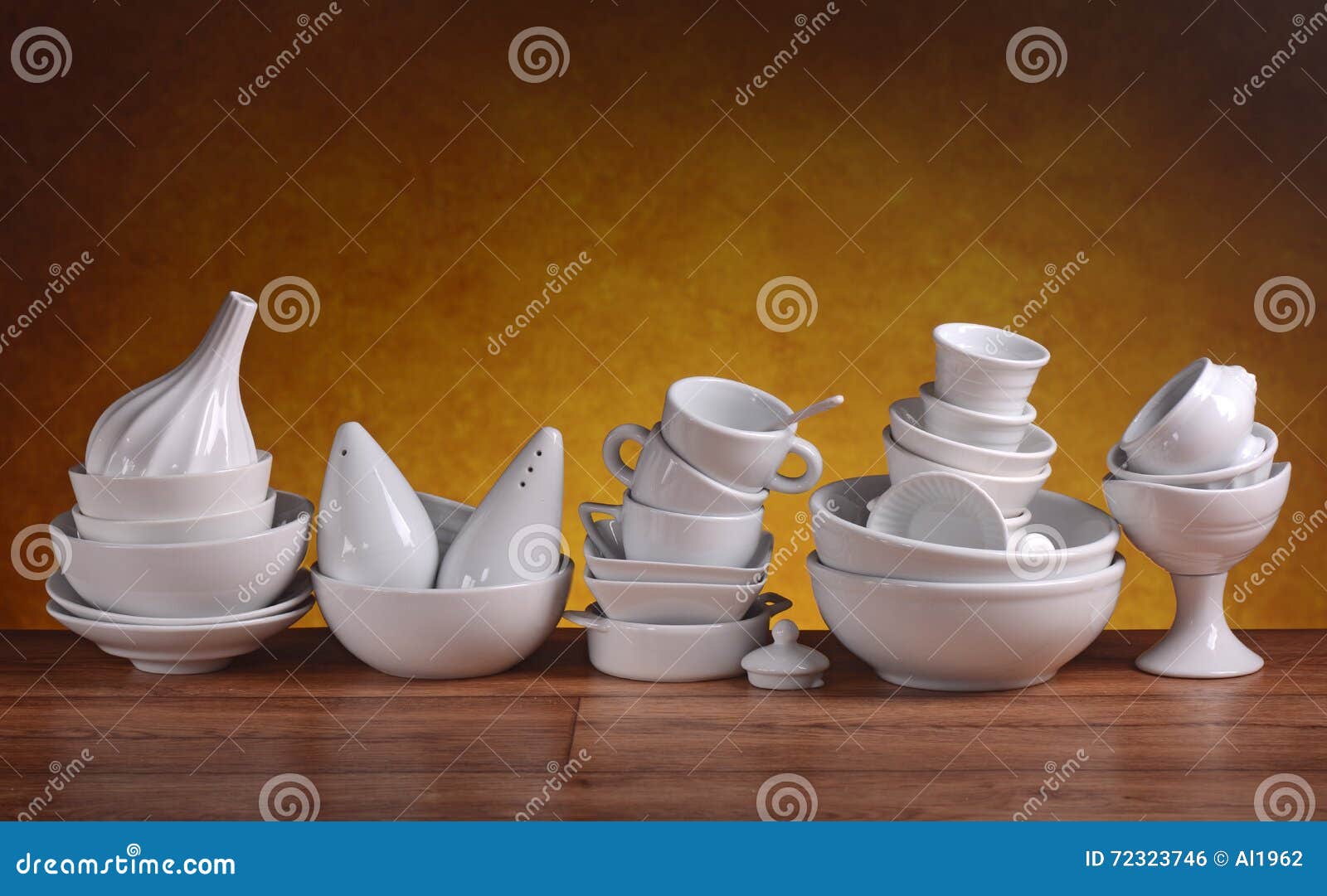 Pile of kitchen utensils stock photo. Image of dish, white - 72323746