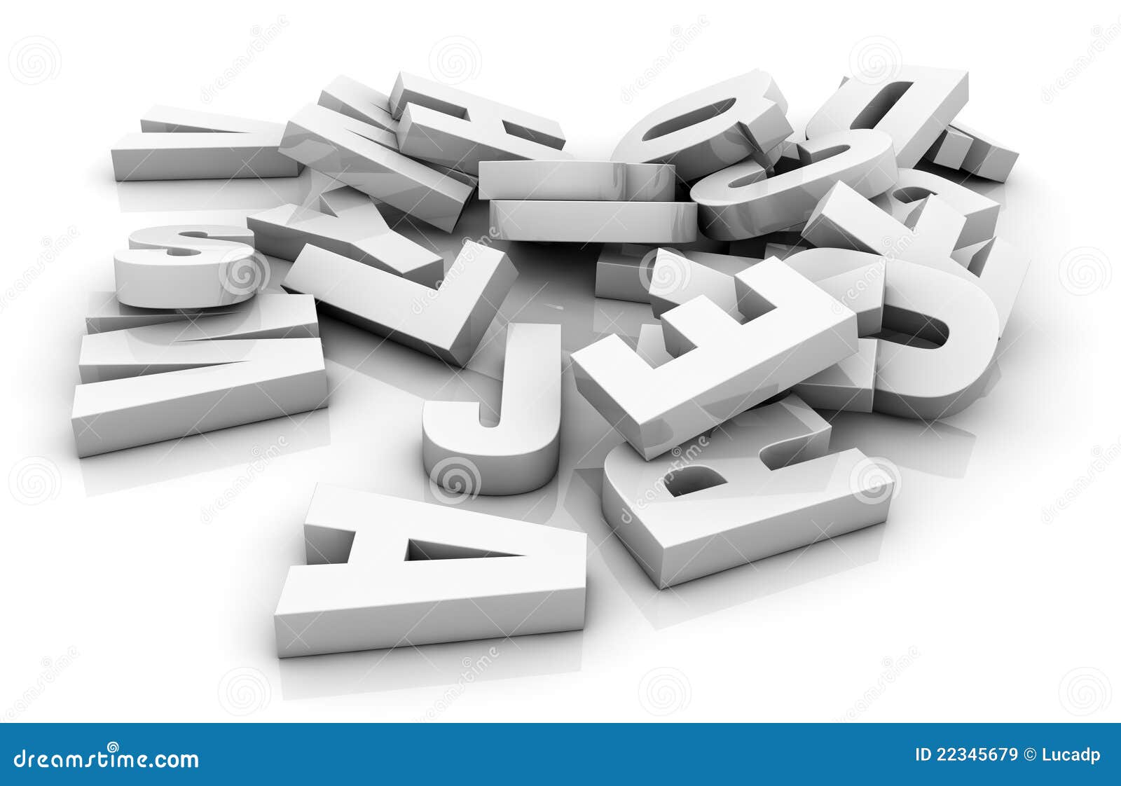 Pile of letters stock illustration. Illustration of abstract - 22345679