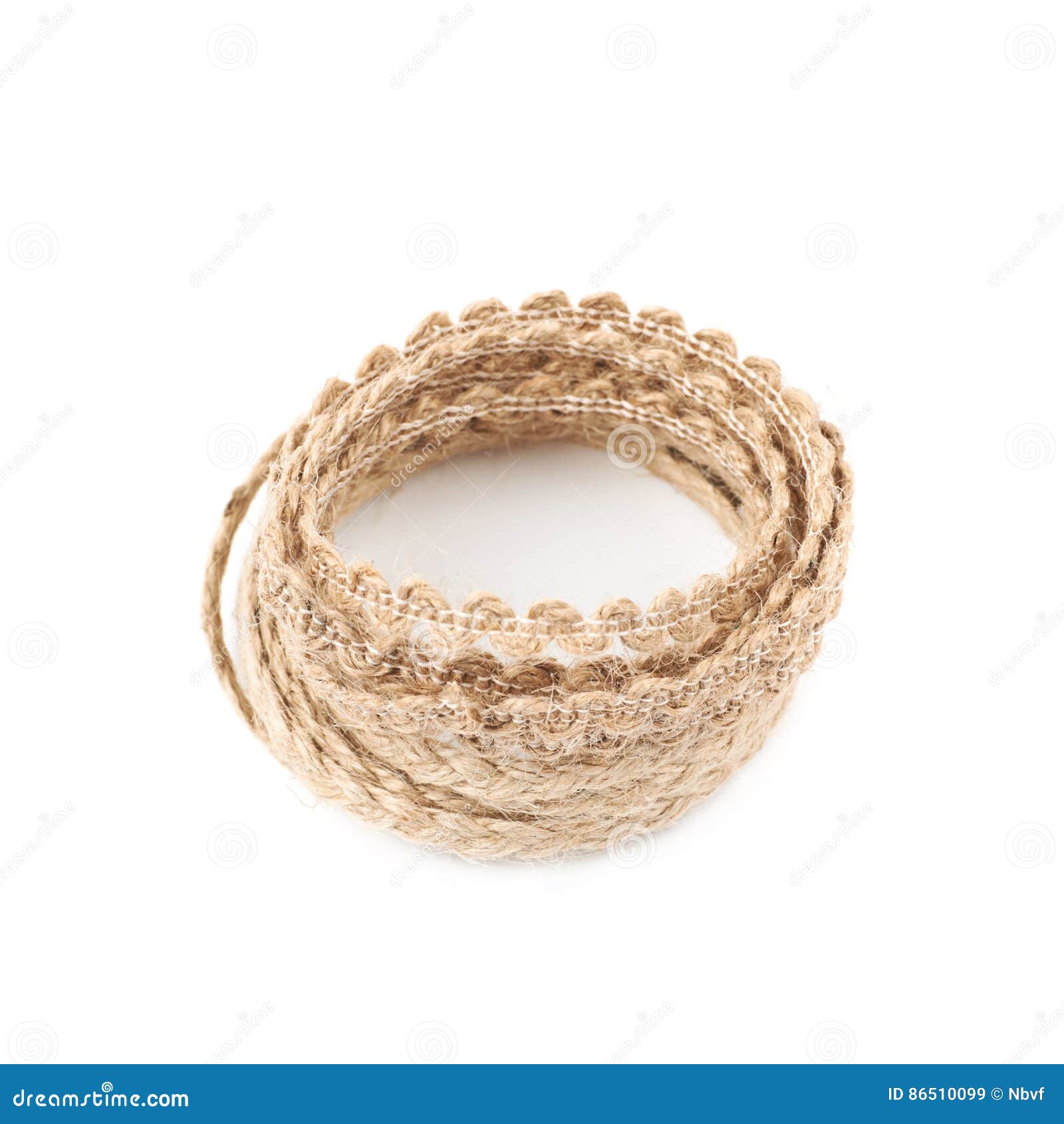 Pile of a Linen Rope String Isolated Stock Image - Image of border ...