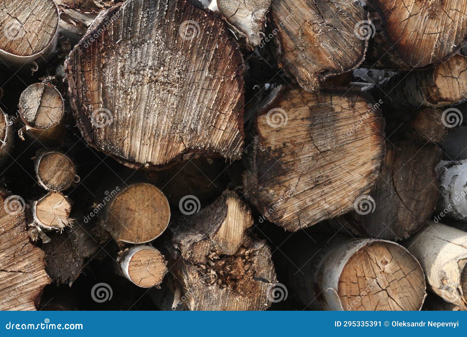 A Pile of Logs Sitting on Top of Each Other. Stock Image - Image of ...