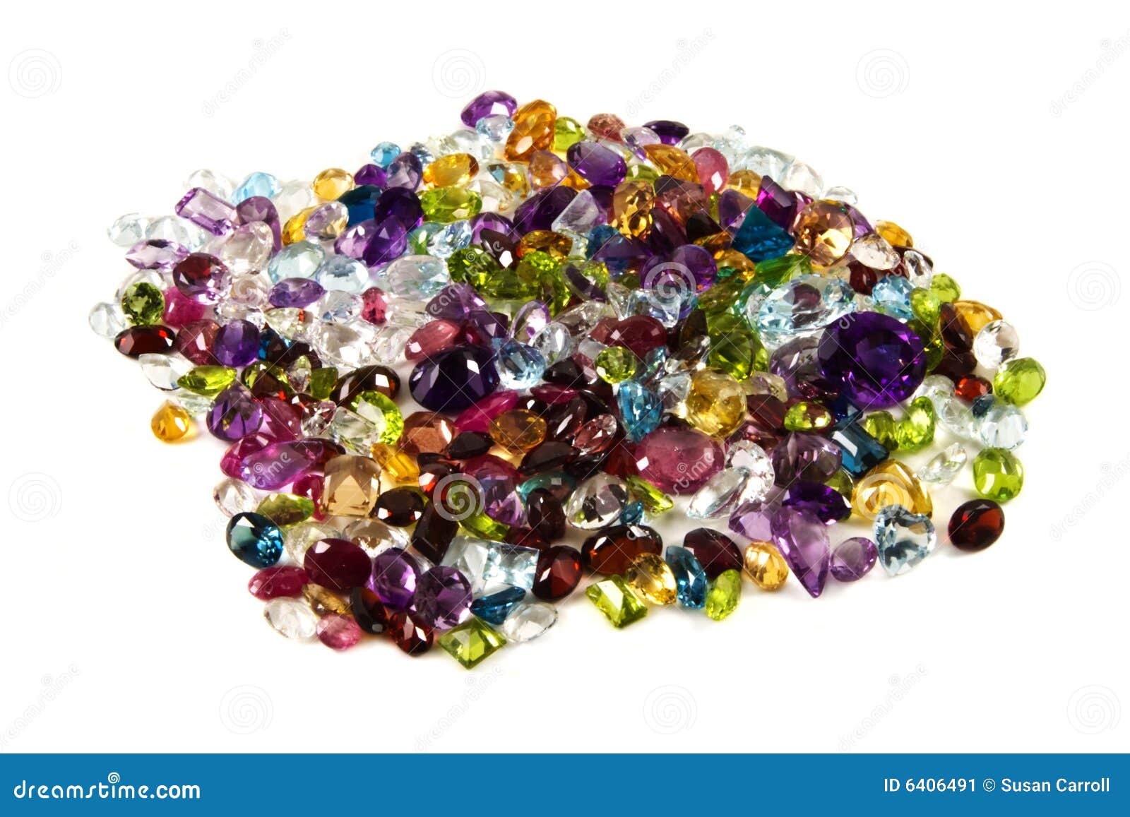 Pile of loose gemstones stock image. Image of oval, princess - 6406491