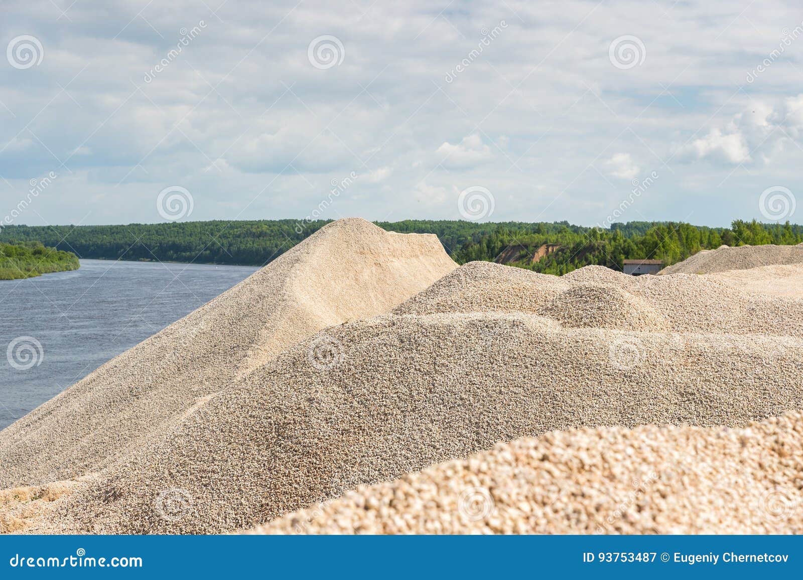 Pile of Macadam Stone in Quarry Stock Image - Image of business ...