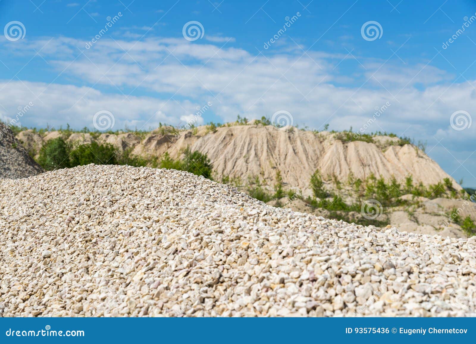 Pile of Macadam Stone in Quarry Stock Photo - Image of hard, geology ...