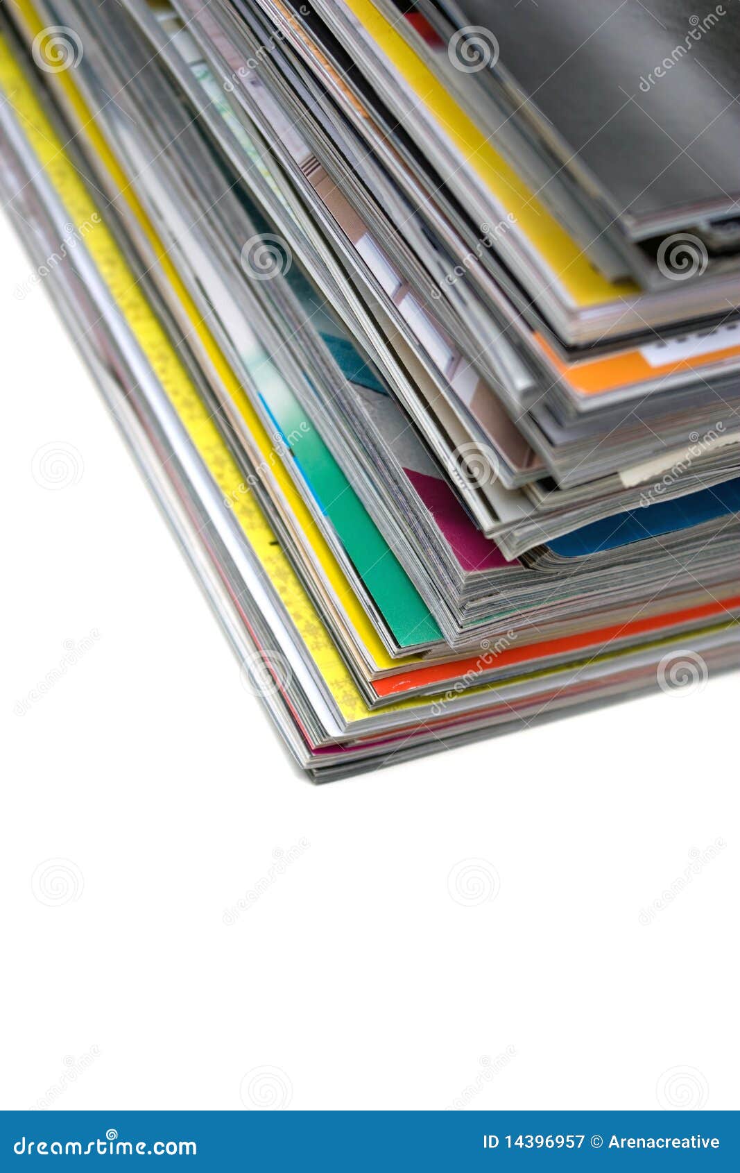 Pile of Magazines stock image. Image of closeup, newspapers - 14396957