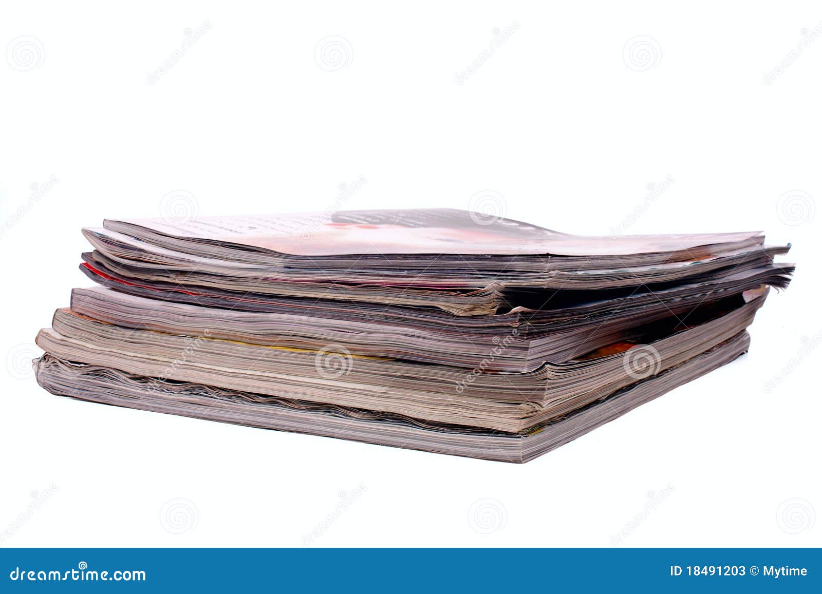 Pile of magazines stock image. Image of newspaper, publication - 18491203